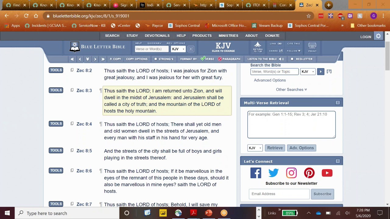KCCC Wednesday Night Bible Study - "Promising Peace" Pastor Charles ...