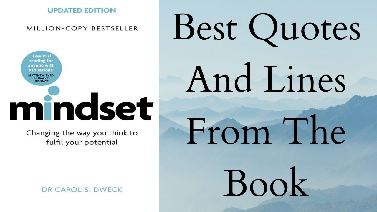 Mindset Book Best Quotes and Lines I Dr. Carol Dweck #mindset #growth ...