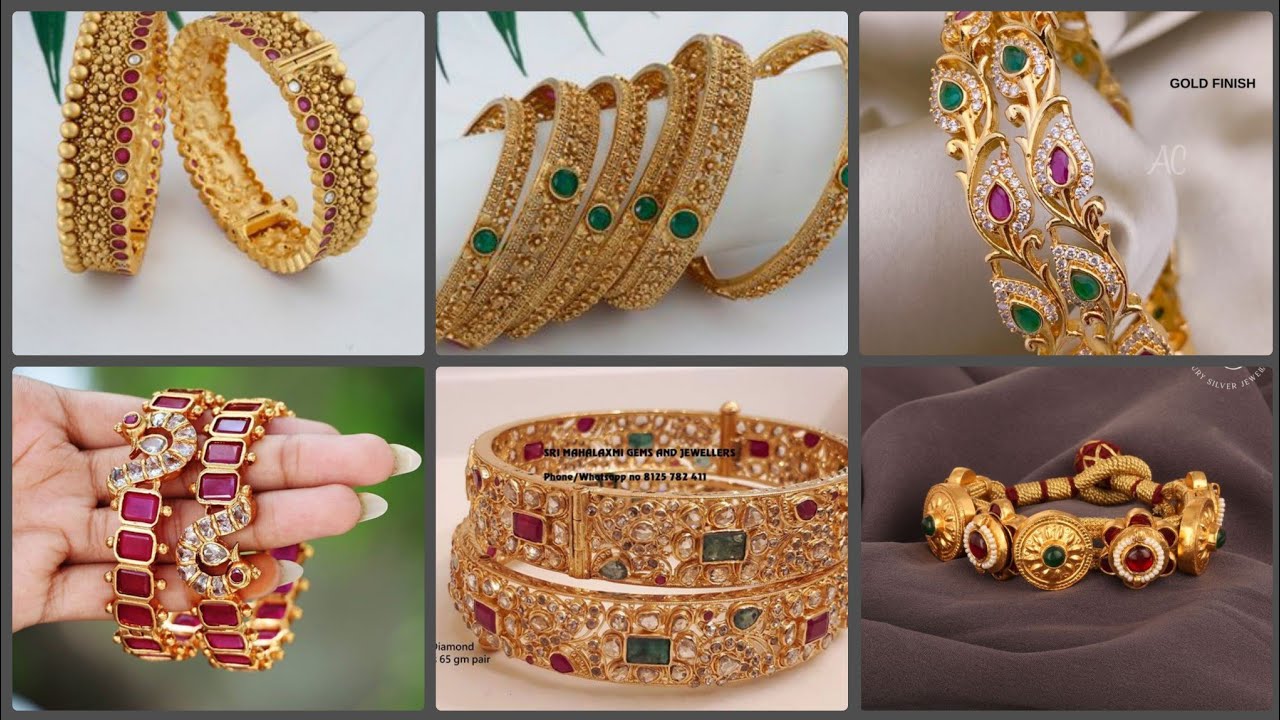 Most Beautiful Stylish Gold bracelet design New Collection - YouTube