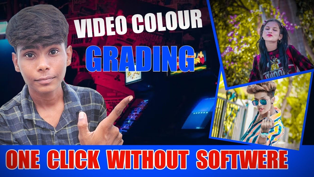 Video Colour Grading Without Softwere | One Click |👍 phone se video ...