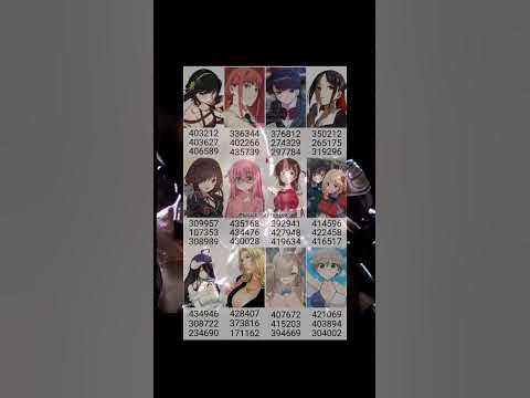 sauce codes for your favorite waifus pt2 #waifu #saucecodes #sauce # ...