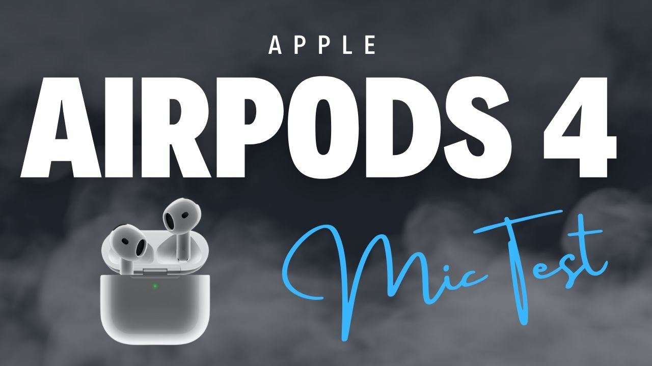 AirPods 4 ANC - Microphone Sound Test (English) - YouTube