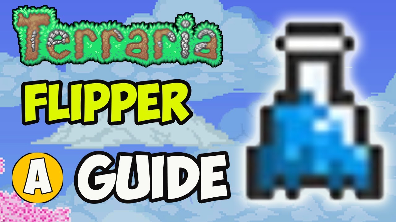 Terraria How To Get FLIPPER POTION (2 WAYS) | Terraria how to make ...