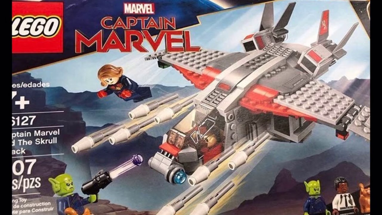 LEGO marvle super heros Captain marvel set revealed!!! - YouTube
