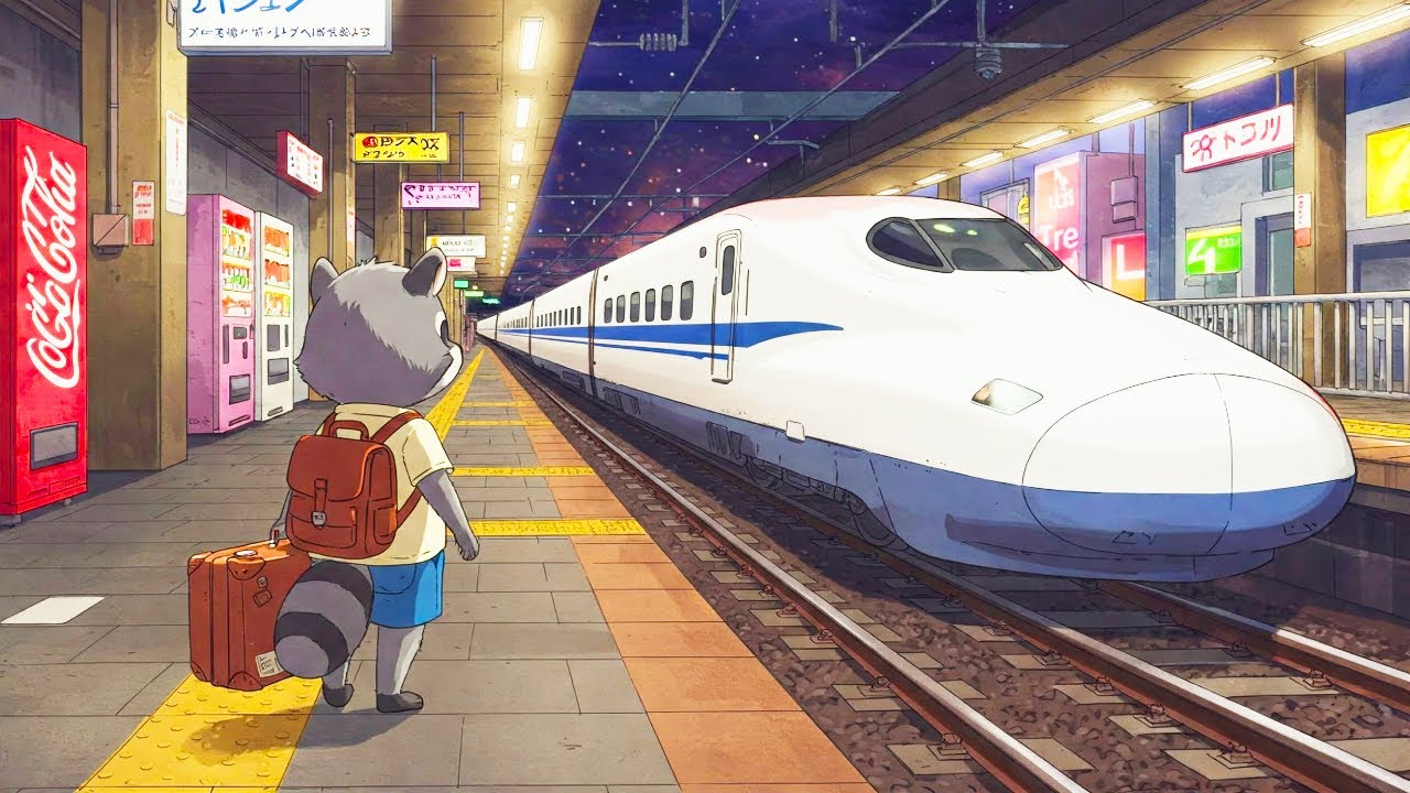 Midnight Bullet Trains 🚄 Chill Beats to Keep You Going - YouTube