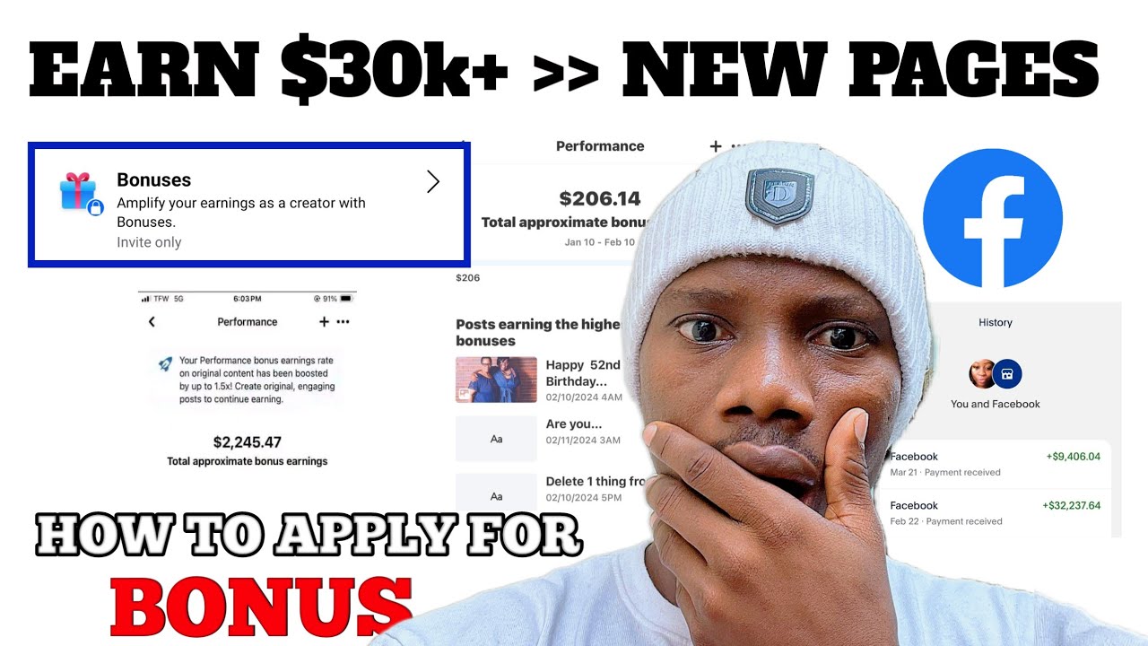 Earn Up-to 30k Monthly with Performance Bonus on New Facebook Page ...