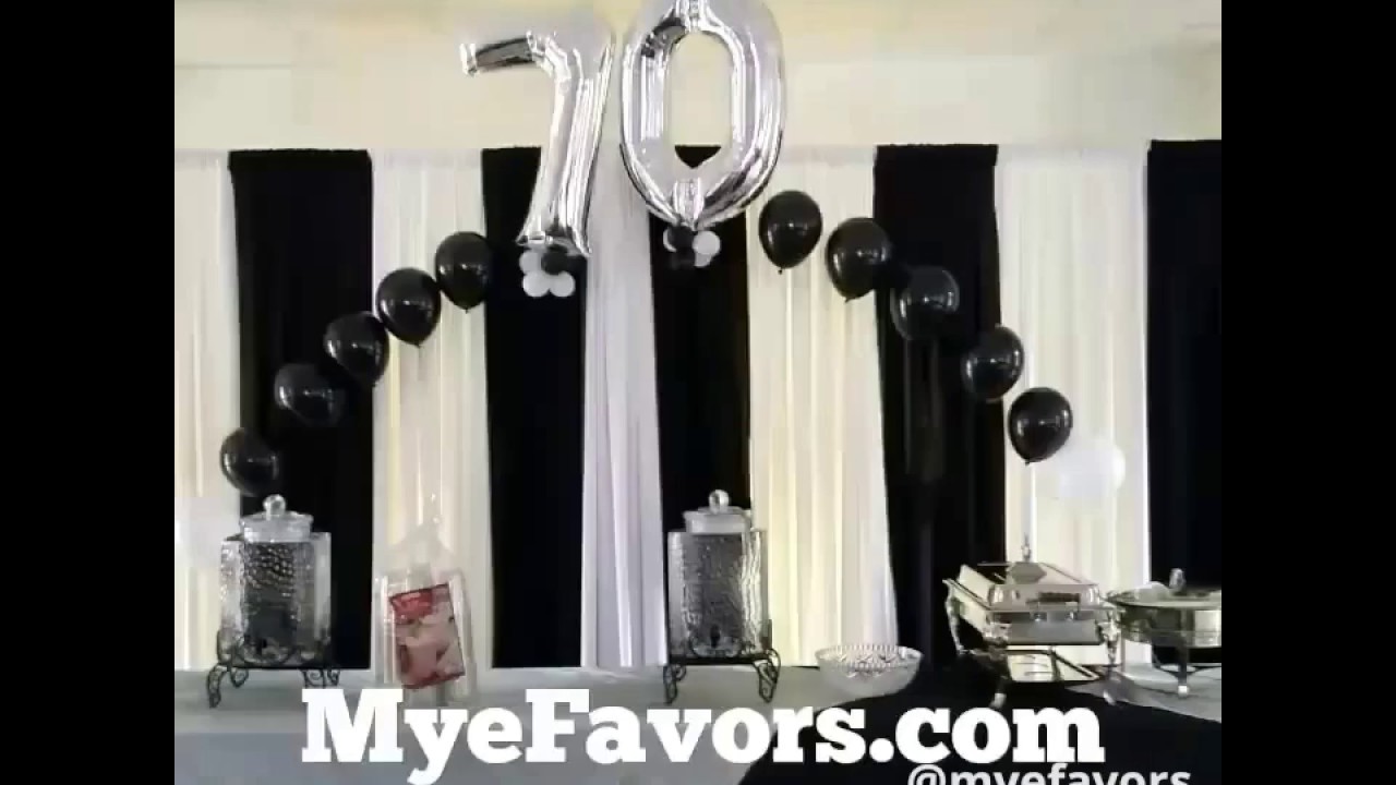 How it Was Done - Black and White 70's Theme Balloon Arch Make it at ...