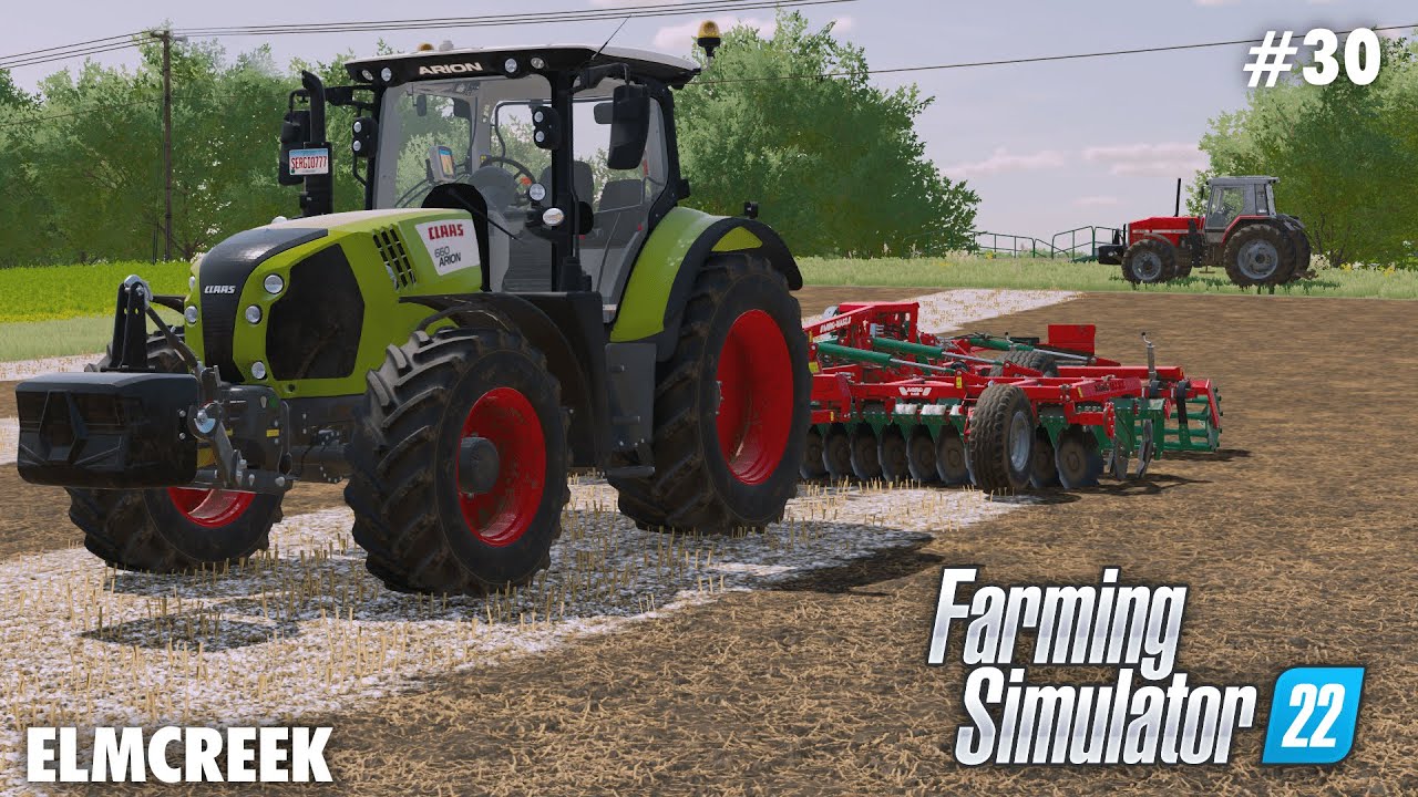 Liming and Harrowing🔹 Farming Simulator 22 🔹ELMCREEK 🔹 Episode 30 - YouTube