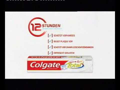 Colgate Total - 12 Stunden Rundumschutz - Werbung - YouTube