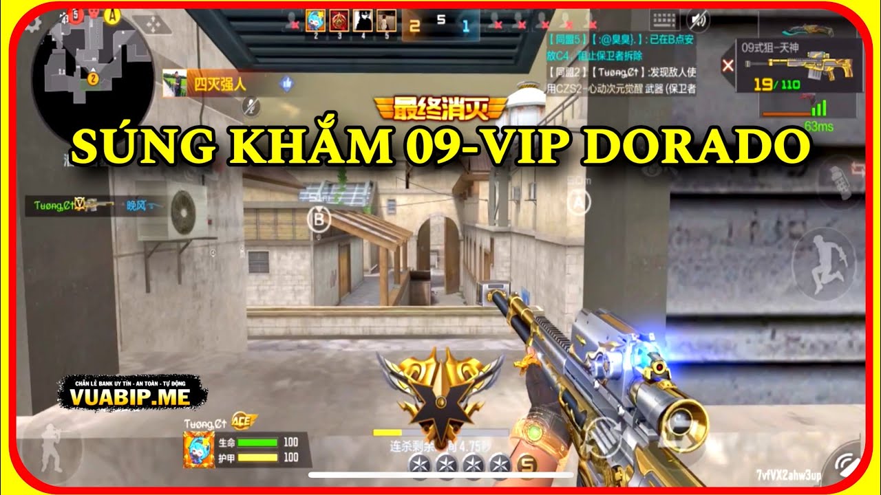 CF Mobile | Sniper Khắm 09-VIP DORADO Đục Thùng Như 3z Siêu Phẩm Gánh ...