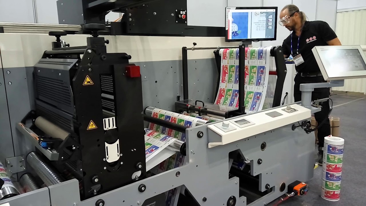 오늘 인쇄기 한번 돌리고 가실계요... Print machine how it works - YouTube