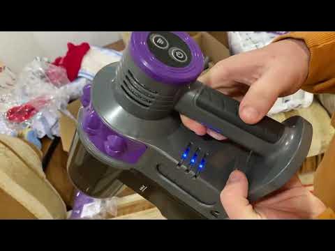 Супер мощный обзор на вертикальный ручной пылесос Kitfort KT-573 # ...