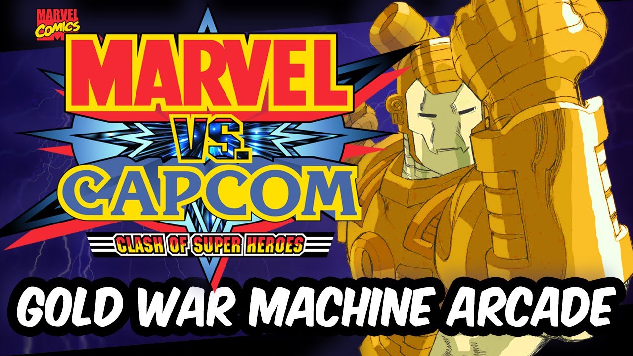 Marvel vs Capcom GOLD WAR MACHINE Arcade | PlayStation - YouTube