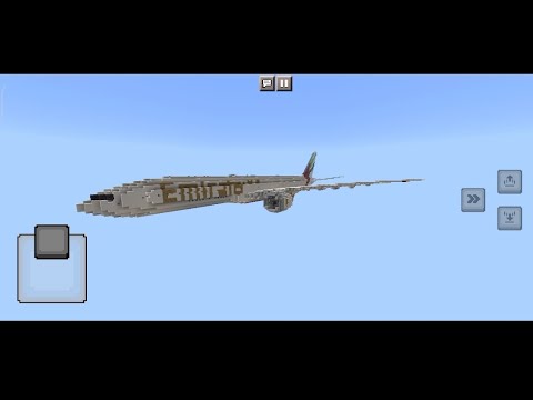 Boeing 777-9x in Minecraft (Emirates) - YouTube