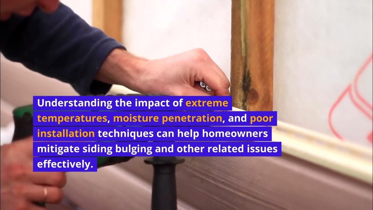 Why is My Siding Bulging - YouTube