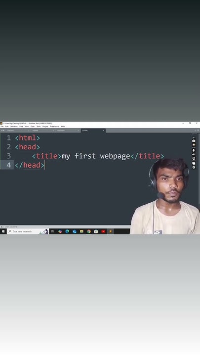 Html basic structure #html5 #computer #video #codewithshakti#video # ...