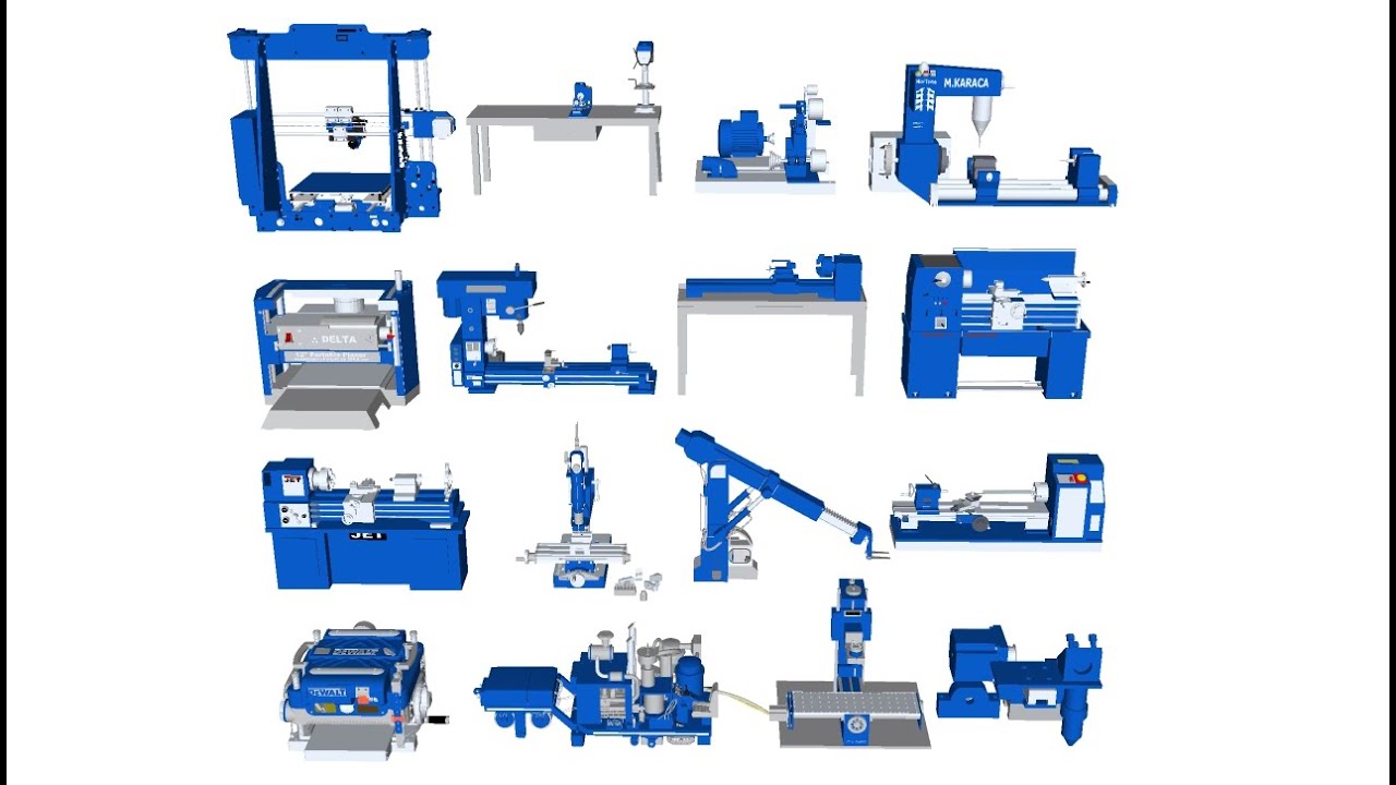 3D design of factory equipment by SketchUp A01 - YouTube