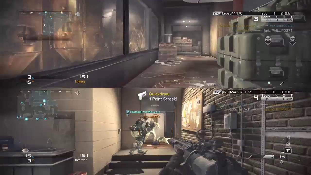 COD GHOSTS GAMEPLAY LIVE | Ft. Loco The Wolf - YouTube