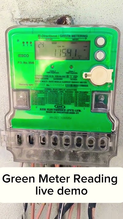Green Meter Reading live demo #solarpower #solarsystem #solis #knox #foryou #ongrid #netmeetring ...