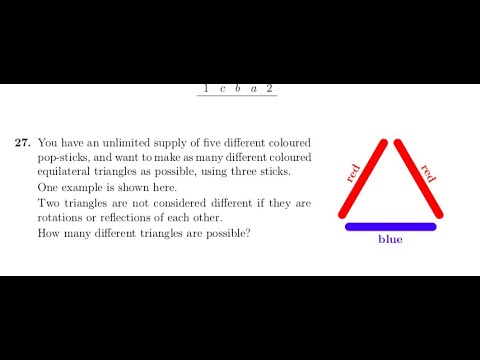 AMC Junior 2016 question 27 - YouTube