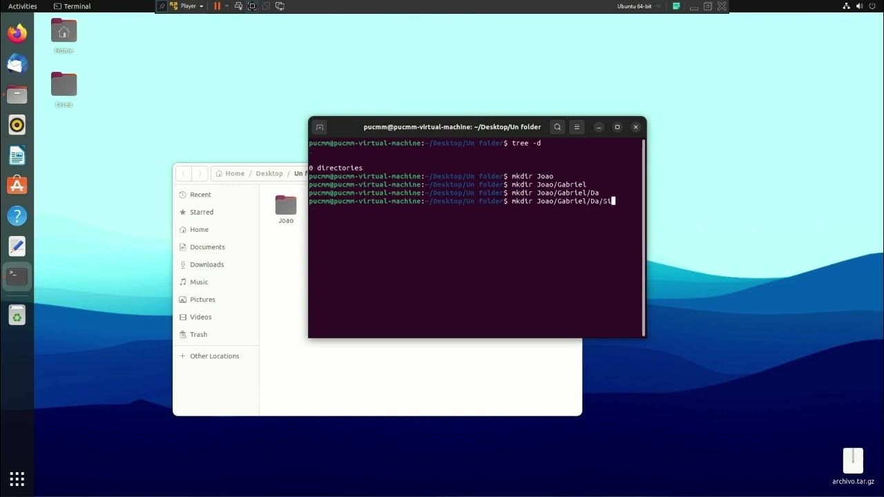Sistemas de archivos FS, TREE, LS en Ubuntu Linux - YouTube