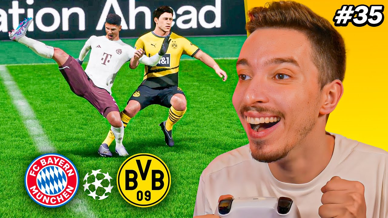FLORINEL ESTE ELECTRIZANT IN SEMIFINALELE UCL BAYERN VS DORTMUND! CARIERA CU COMAN #35 / EA FC ...