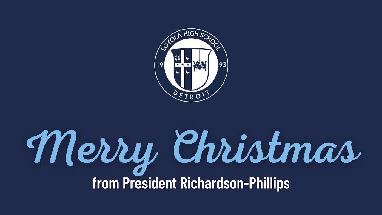 2024 Christmas Message from President Richardson-Phillips - YouTube