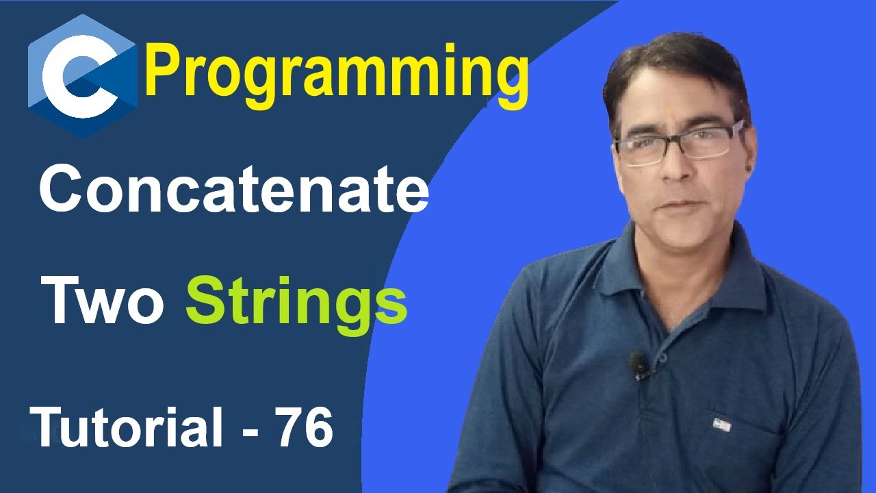 C Program To Concatenate Two Strings Without String Function C 4497