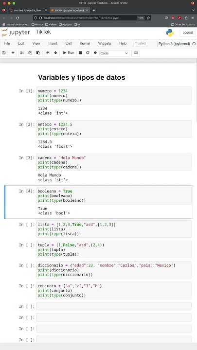Variables y tipos de datos #python #programming #coding #programacion #septipycode - YouTube