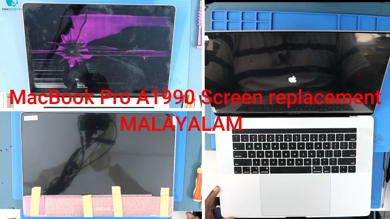 MacBook Pro A1990 Screen Replacement | Apple Service | Malayalam Video ...