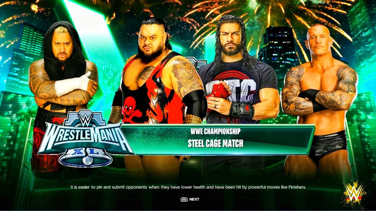 Roman Reigns Vs Solo Sikoa Vs Randy Orton Vs Bronson Reed - WWE Tittle ...