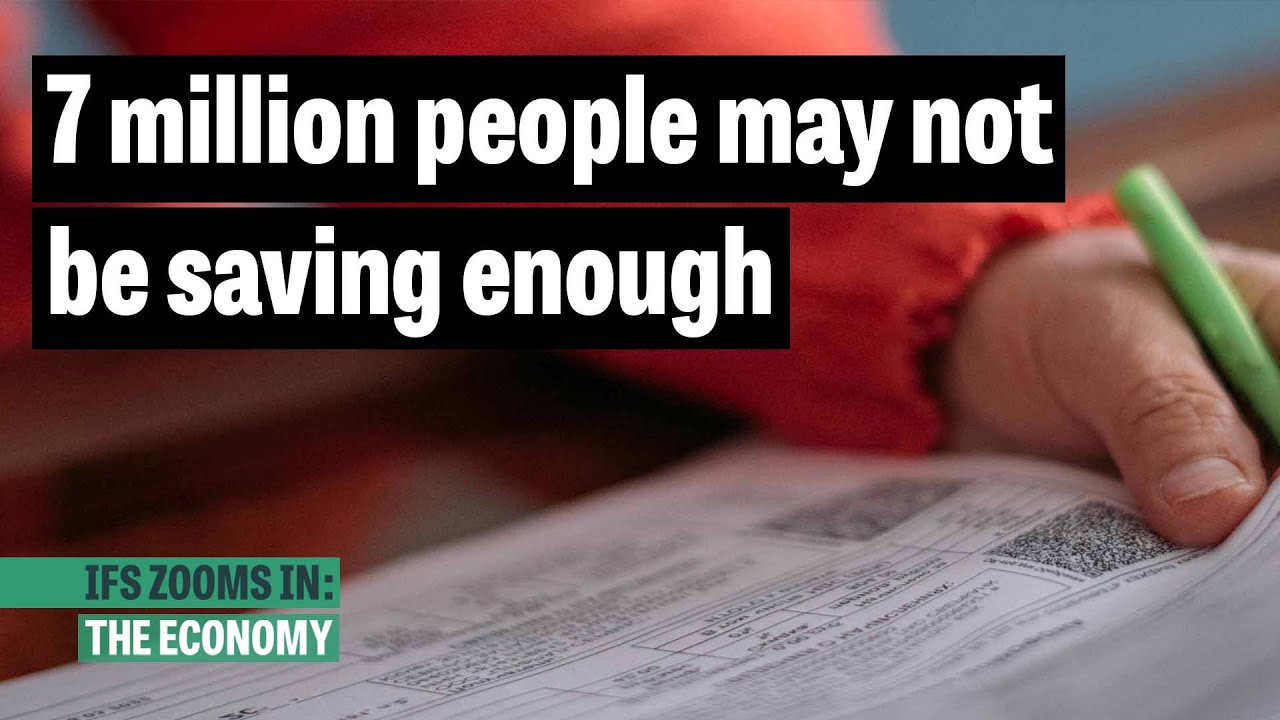 Are people saving enough into their pensions? - YouTube