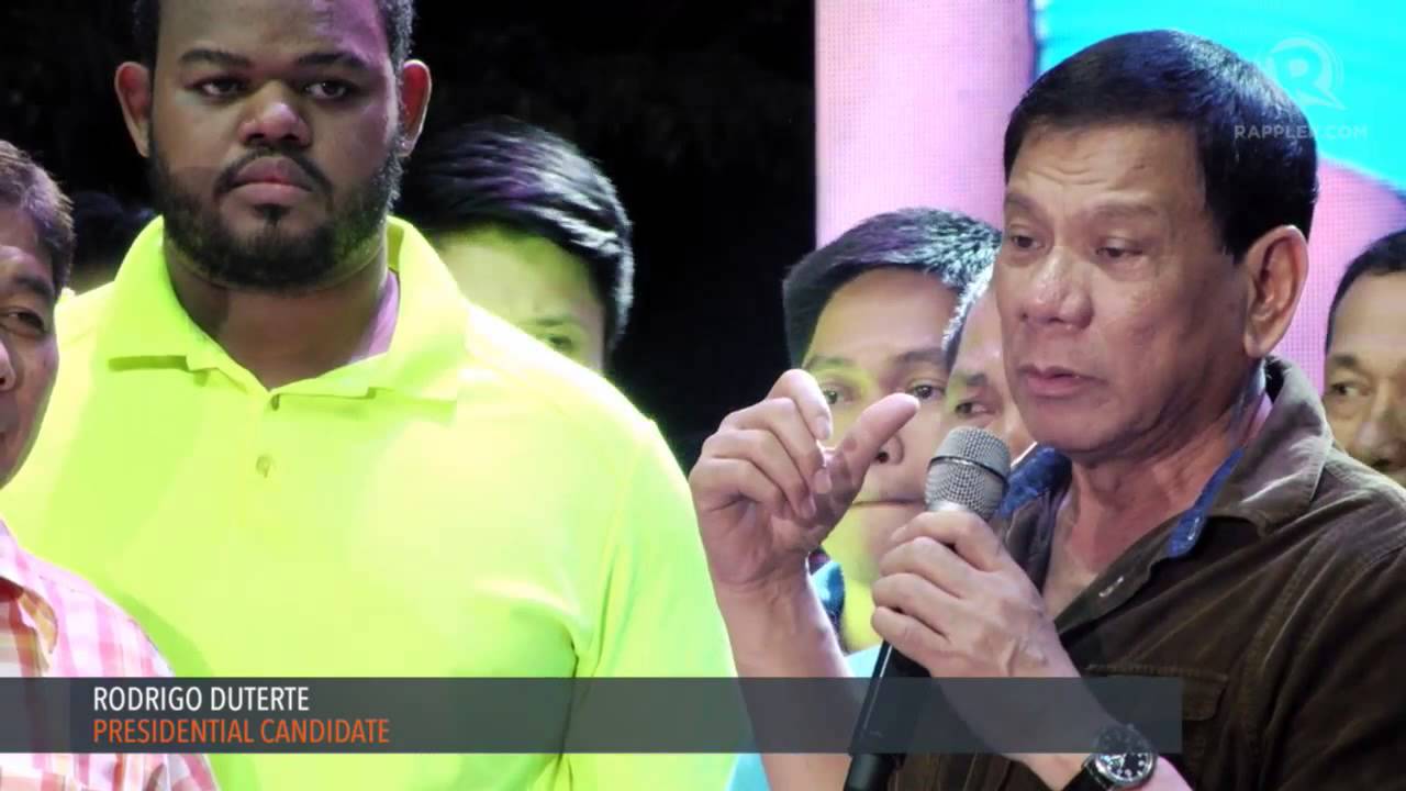 Duterte speech at MAD for Change Part 1 - YouTube