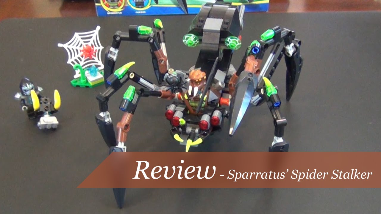 Review - Lego Chima Sparratus' Spider Stalker Set #70130 - YouTube