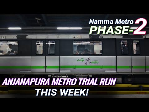 Trial Runs of Namma Metro Phase-2 to start this week! Bengaluru Metro ...