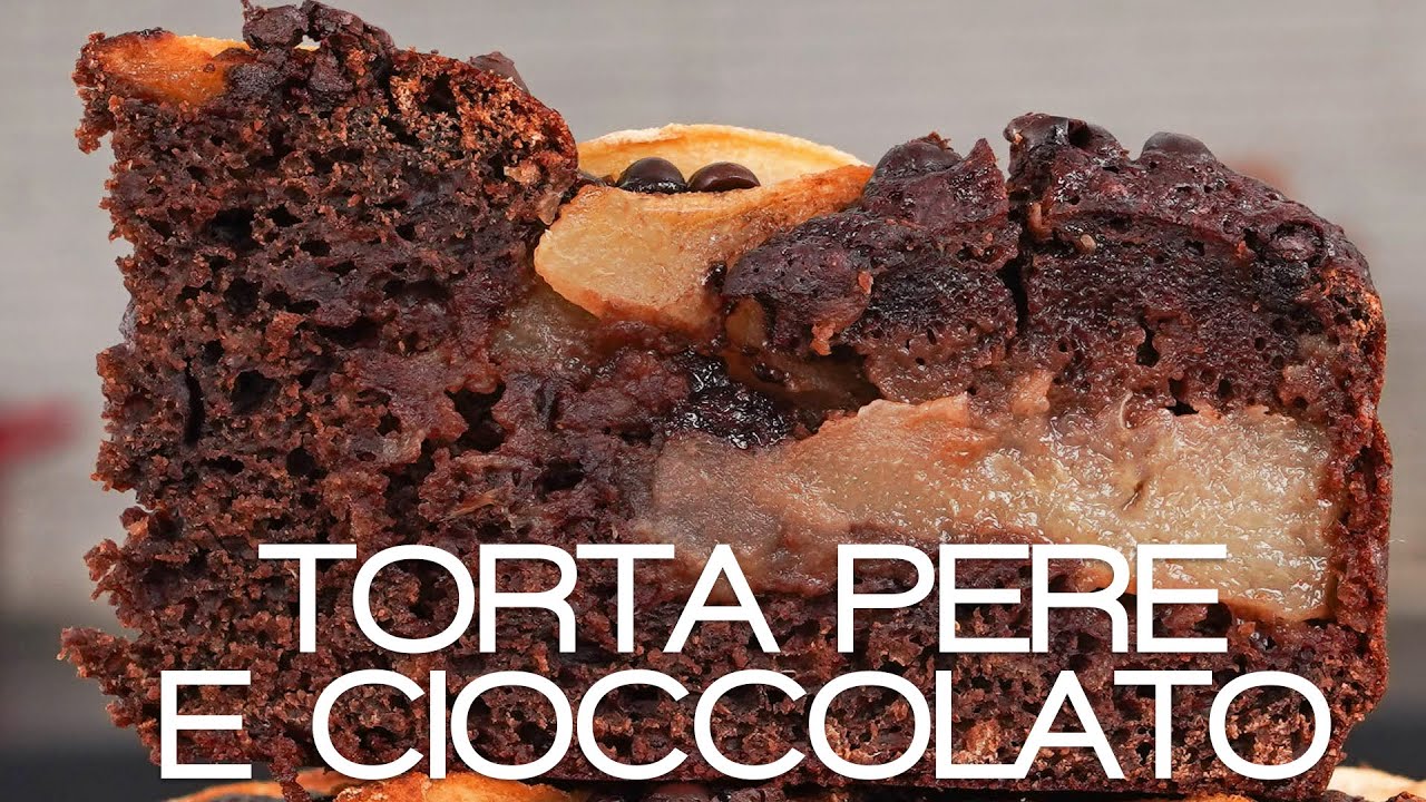 Torta Pere e Cioccolato Low Fat - YouTube