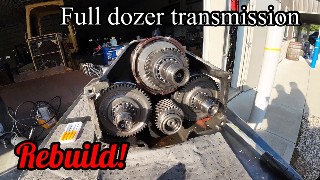 John Deere G series dozer transmission rebuild and installation, will ...