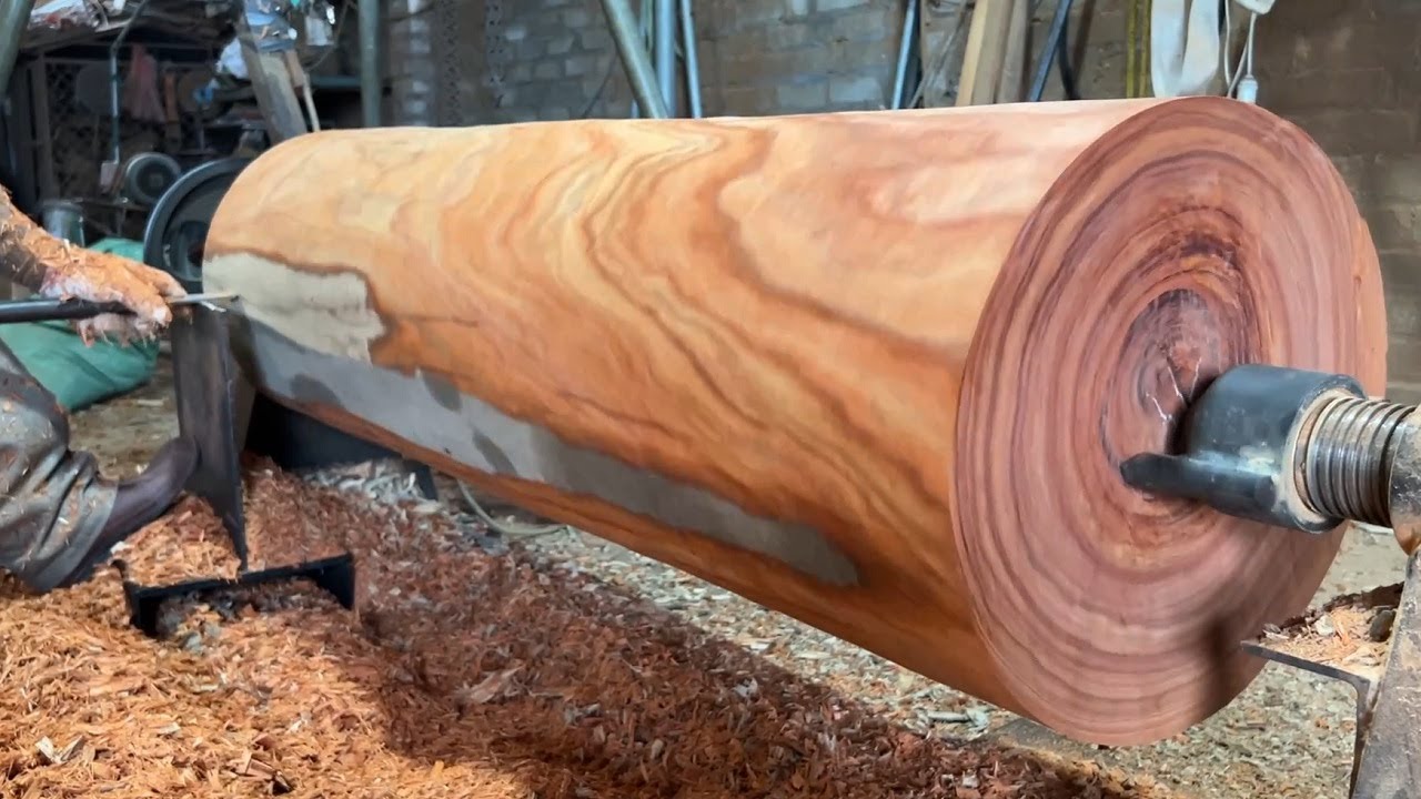 Amazing Woodturning Skills Fastest Easy - Skills Carpenters Working Of ...