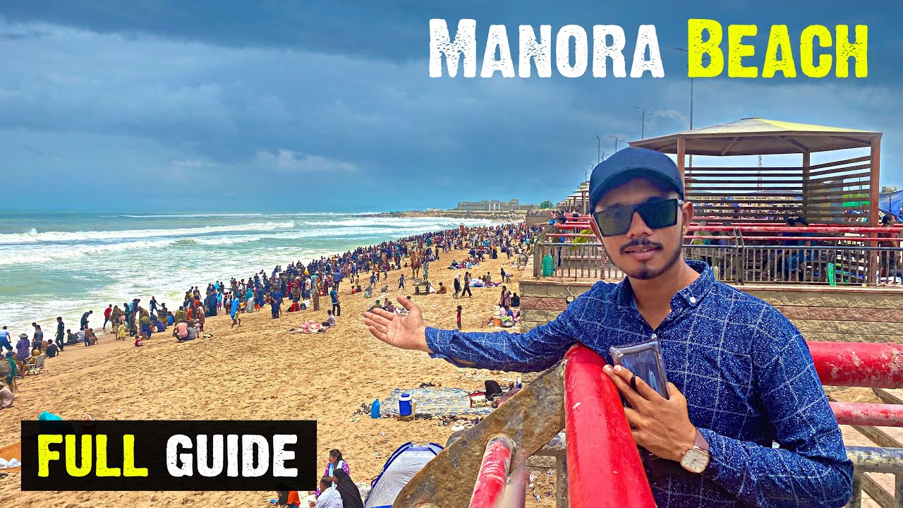 Manora Beach 2023 By Road😍 Sandspit Beach Tour | Rainy Day⛈ Best Beach ...