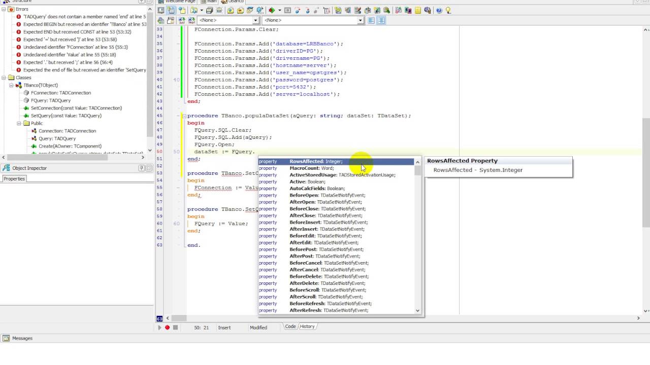 Como conectar banco Delphi Xe - Postgre - Firedac pt 02 - YouTube