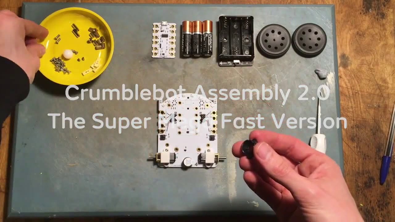 Crumblebot 2 assembly - YouTube