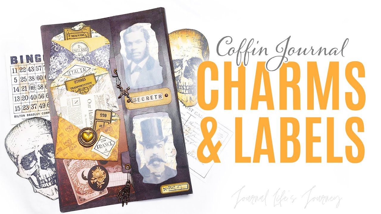 How To Color Charms and Create DIY Label Embellishments Part 11 - YouTube