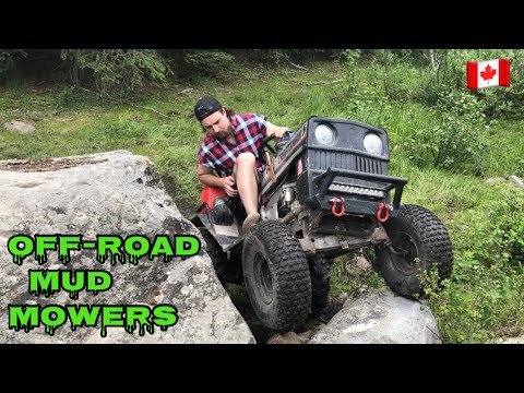 Wheeling off-road Mud Mowers - YouTube