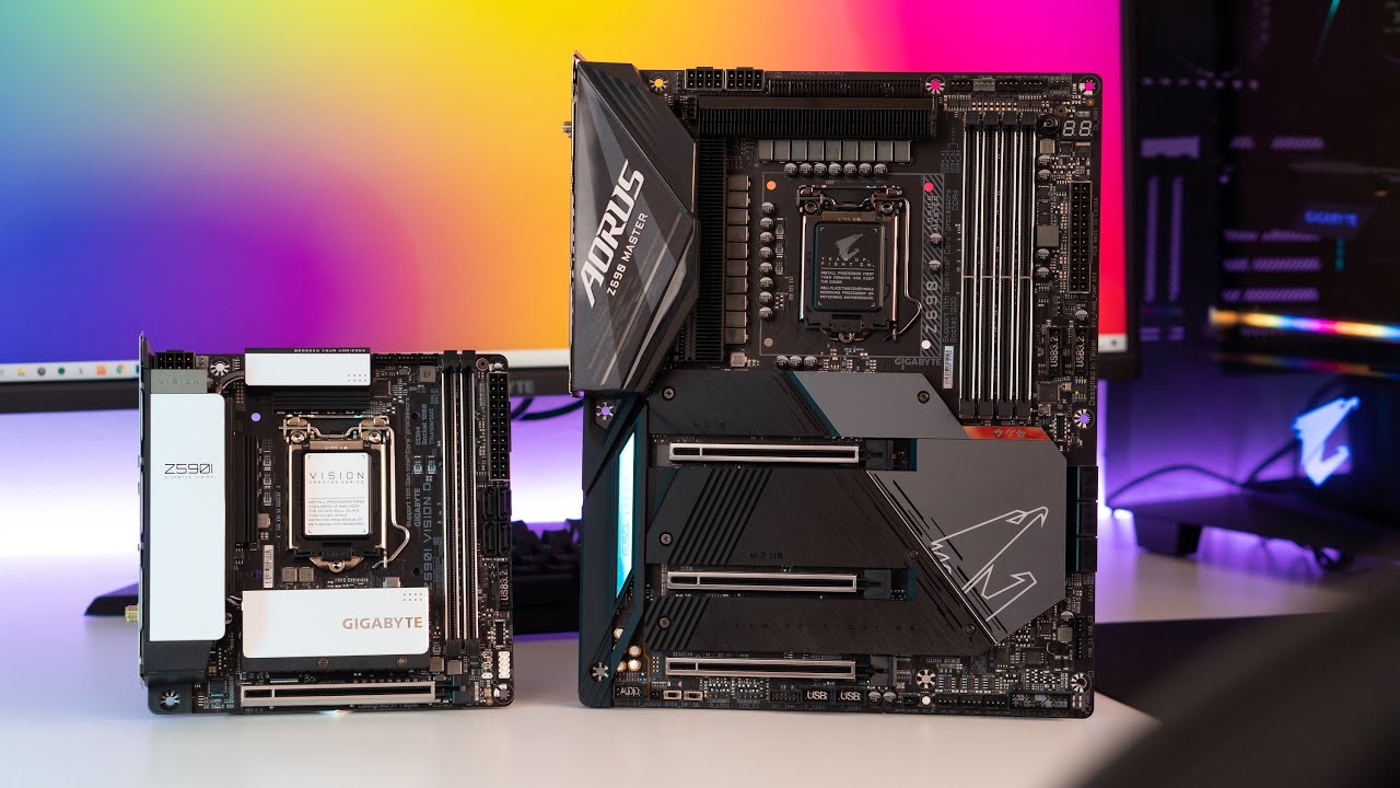 Představujeme: GIGABYTE Z590 AORUS MASTER & Z590I VISION D - YouTube