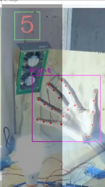 hand gestures computer vision using Arduino and python #arduino #python - YouTube