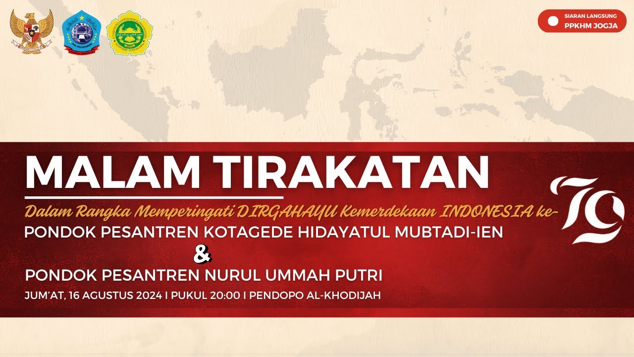 MALAM TIRAKATAN DIRGAHAYU KEMERDEKAAN INDONESIA KE 79 - YouTube