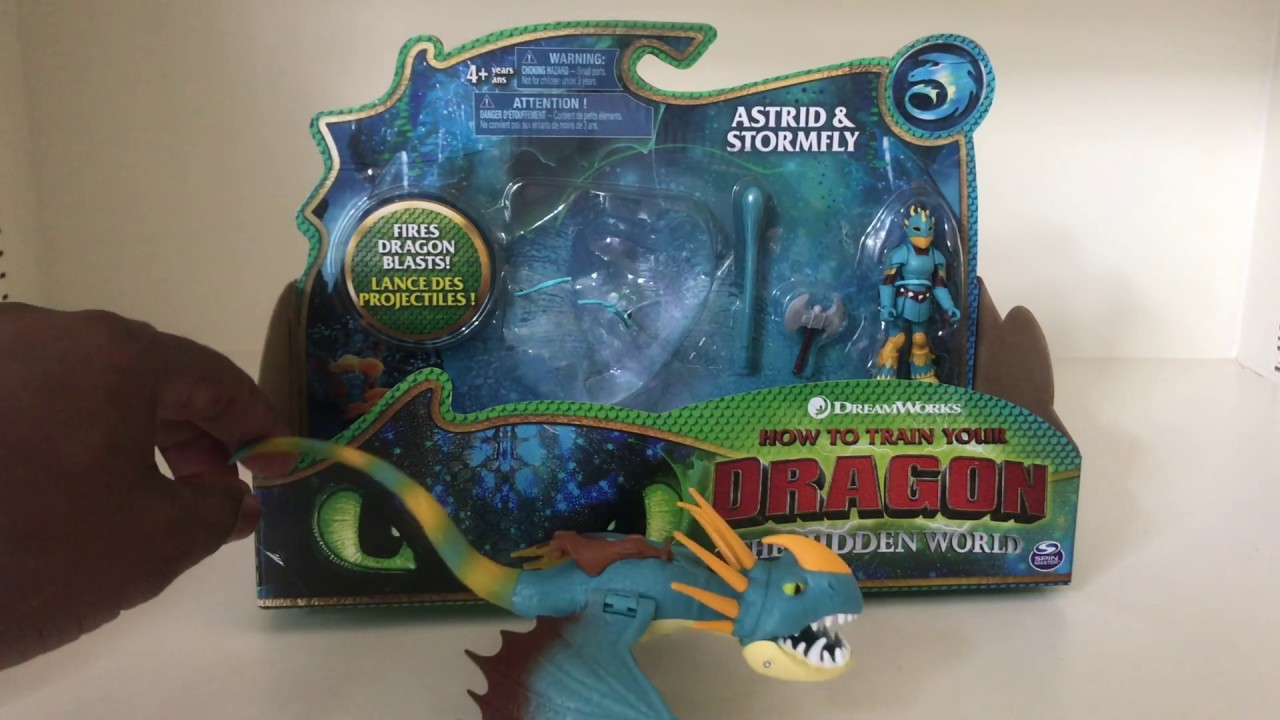 HOW TO TRAIN YOUR DRAGON THE HIDDEN WORLD 3, WITH ASTRID, STORMFLY AND ...