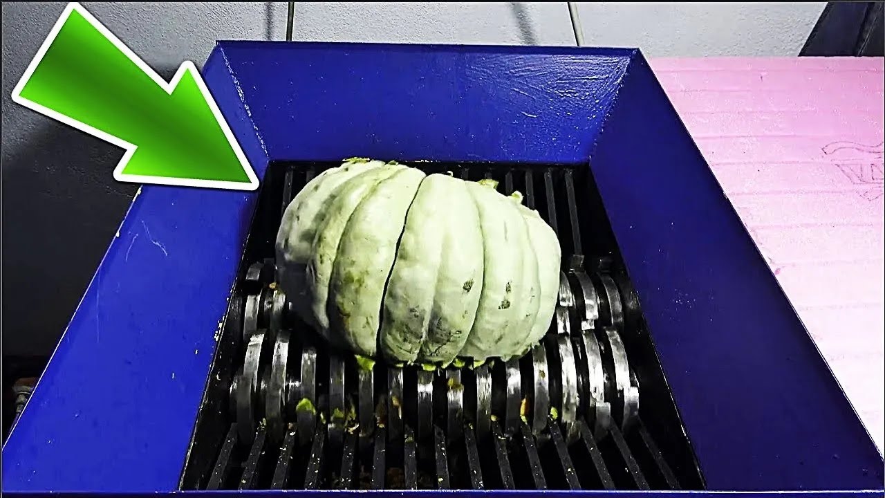How Resilient is a Hard Cover in the Shredding Machine? - YouTube
