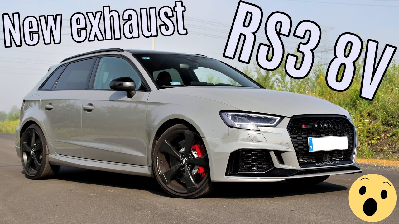 Audi RS3 2.5 TFSI DAZA | New cat-back | Baq Exhaust | Awesome sound ...