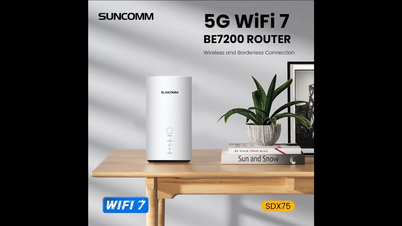مراجعة راوتر سنكوم Suncomm SDX75 - YouTube